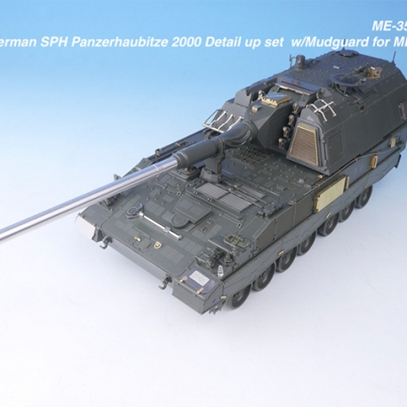 1/35 German SPH Panzerhaubitze 2000 Detail up set w/Mudguard for MENG